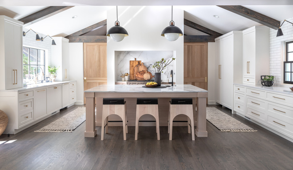 Modern Colonial - Transitional - Kitchen - Indianapolis - by Haus Love ...