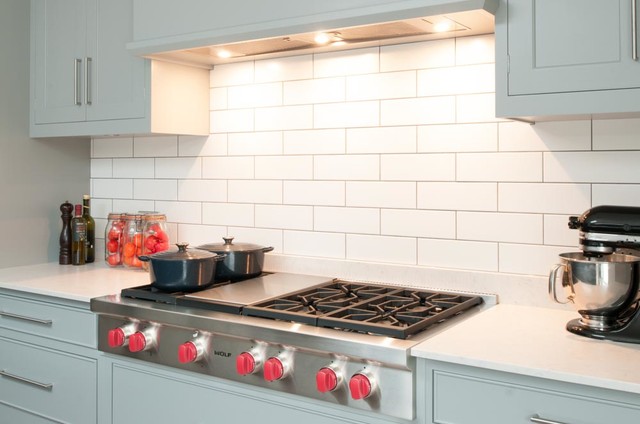 Modern contemporary American-style kitchen - Contemporary - Kitchen ...