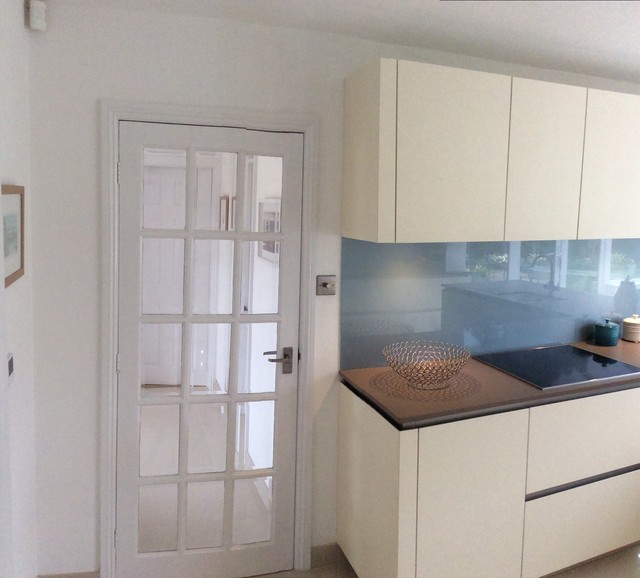 Modern, Contemporary Kitchen with Conservatory - Contemporary - Kitchen ...