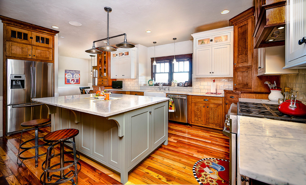 Modern Craftsman Farmhouse - Rustic - Kitchen - Other - by Cabinet ...