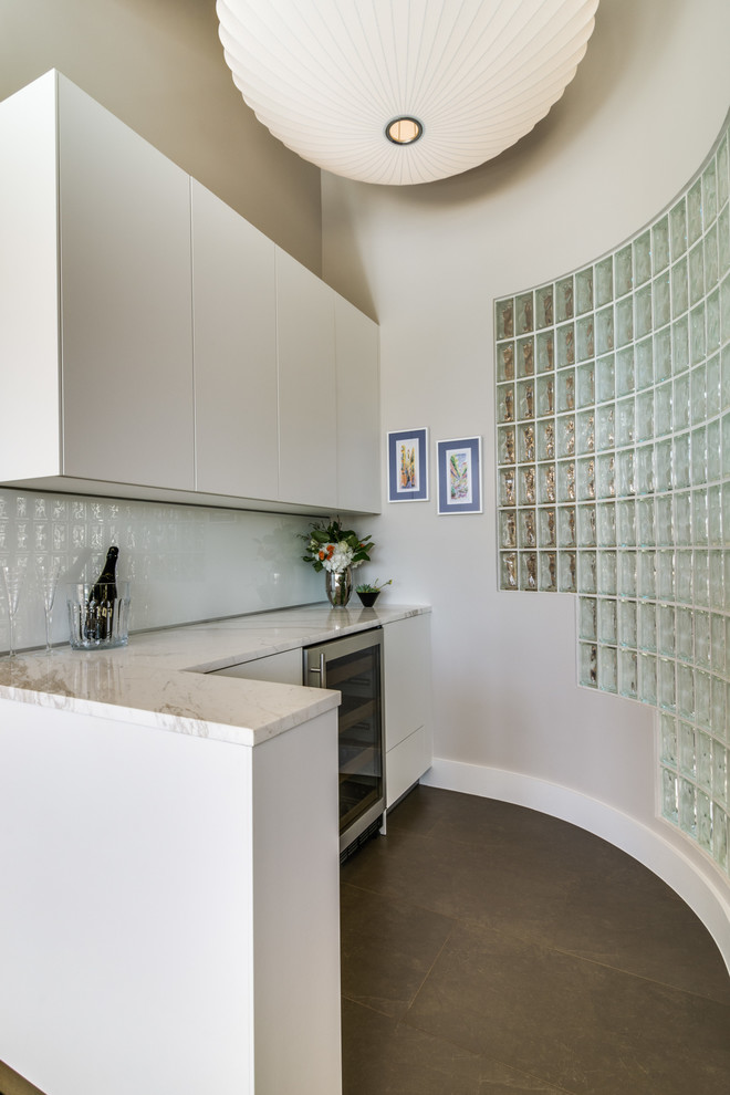 Modern Cremo Calacatta Kitchen - Modern - Kitchen - Dallas - by Aria ...