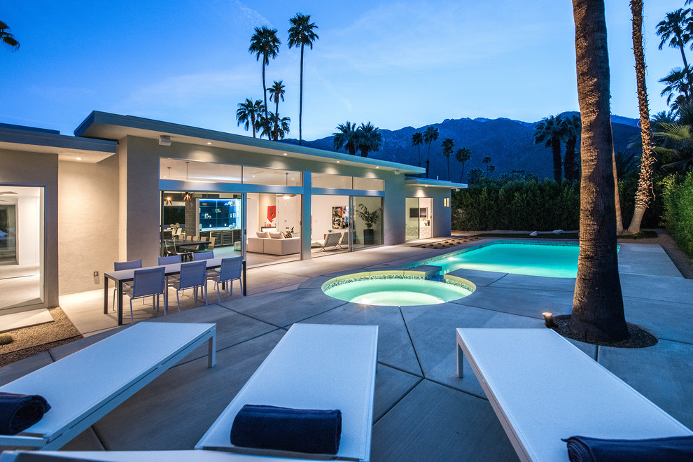 Modern Dark Grey Kitchen with Adriatic in Lead Walnut - Midcentury ...