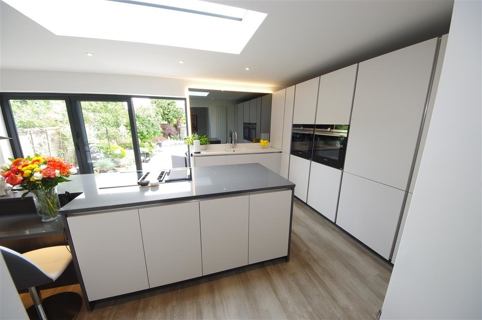 Modern Design in Light Grey - Modern - Kitchen - Kent - by PTC Kitchens ...