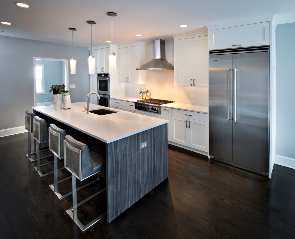 Modern Family- Highland Park, Illinois - Modern - Kitchen - Chicago ...