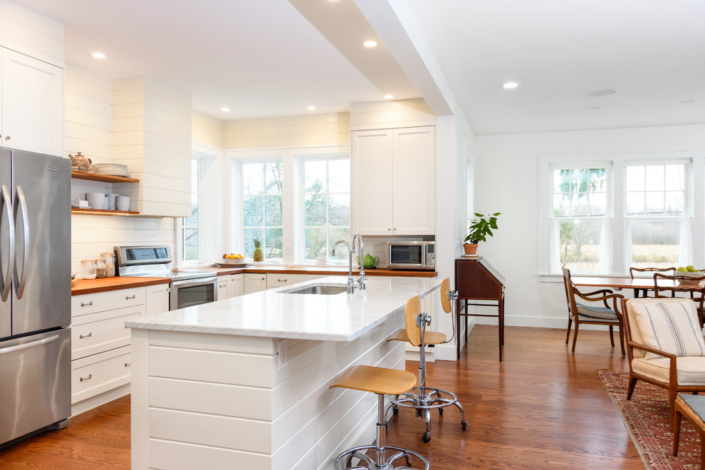 Modern Farmhouse Addition - Ann Arbor MI - Farmhouse - Kitchen ...