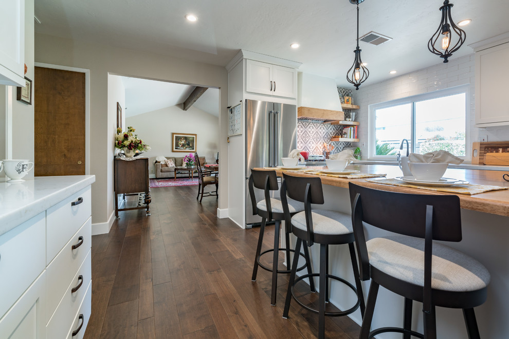 Modern Farmhouse Kitchen (2019) - Open Concept Dining - Farmhouse ...