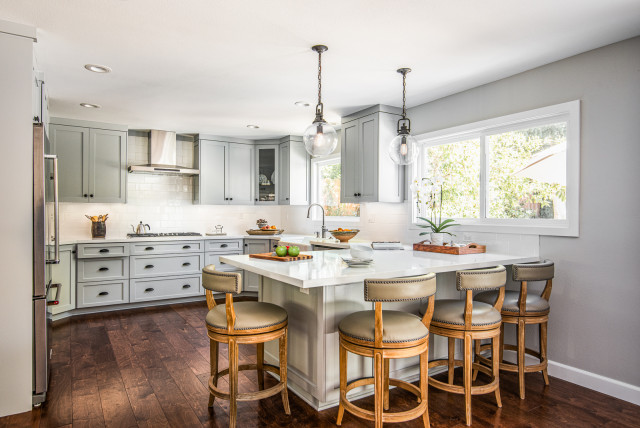 Modern Farmhouse Kitchen - Transitional - Kitchen - Los Angeles - by ...