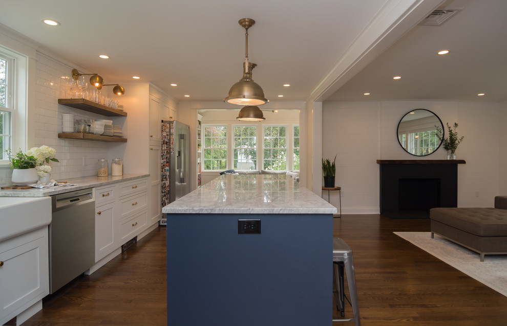 Modern Farmhouse kitchen. - Farmhouse - Kitchen - Boston - by Molla Builders LLC | Houzz