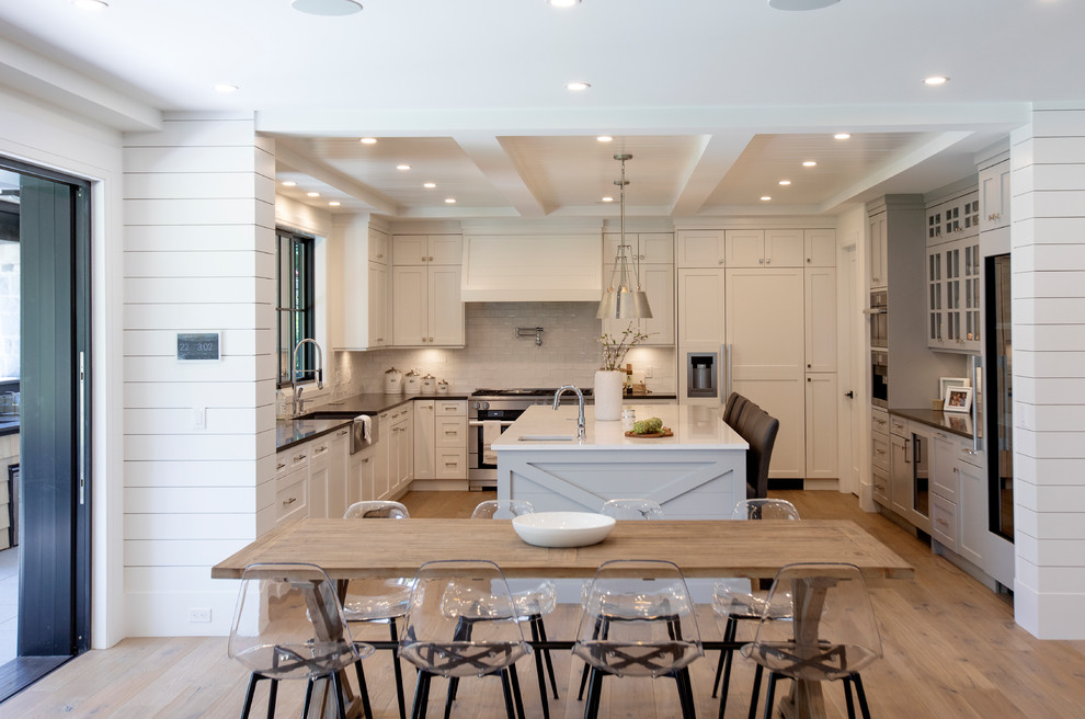 Modern Farmhouse on Vale Court - Transitional - Kitchen - Vancouver ...
