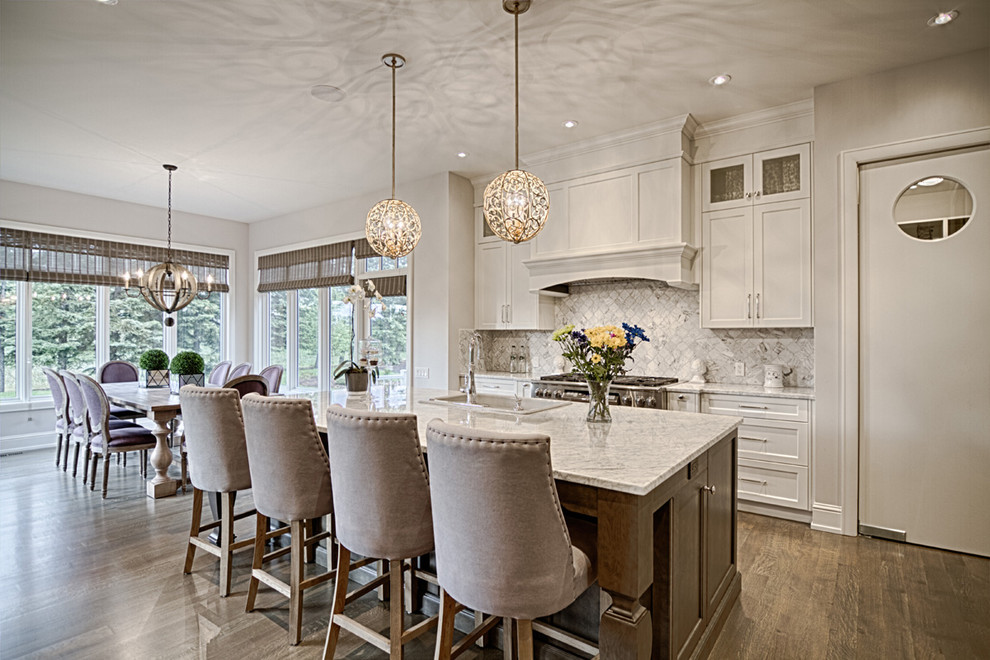 Modern Glamour - Transitional - Kitchen - Calgary - by Grandscape Homes ...