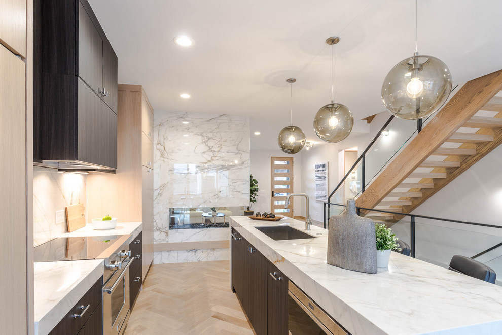 Modern Glass House - Modern - Kitchen - Denver - by Ryan Homes, Inc ...