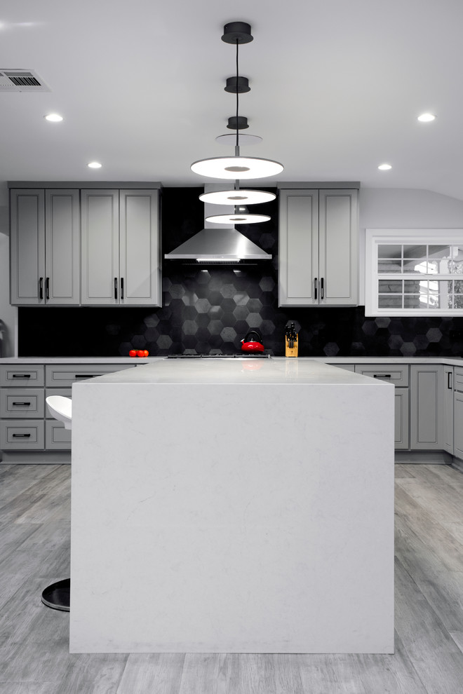 Modern grand kitchen in Woodland Hills CA - Kitchen - Los Angeles - by ...