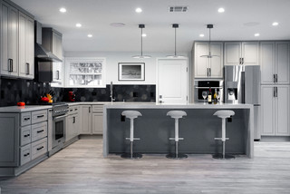 Modern grand kitchen in Woodland Hills CA - Kitchen - Los Angeles - by ...