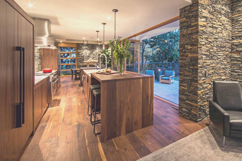 Modern Home Black Walnut Atlanta - Moderno - Cucina - Atlanta - di Oak ...