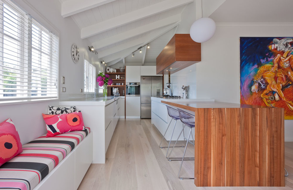Modern Horizontal Lines - Contemporary - Kitchen - Auckland - by ...