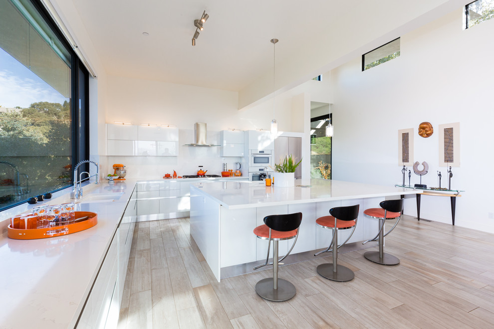Modern House I Biltmore Drive - Contemporary - Kitchen - San Francisco ...