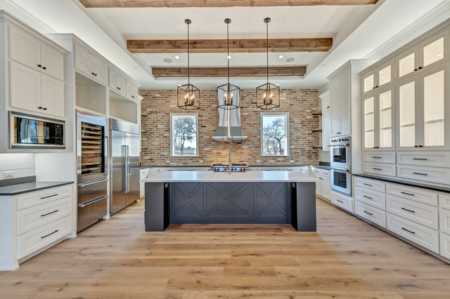 Modern Industrial Farmhouse - Country - Kitchen - Dallas - by The ...