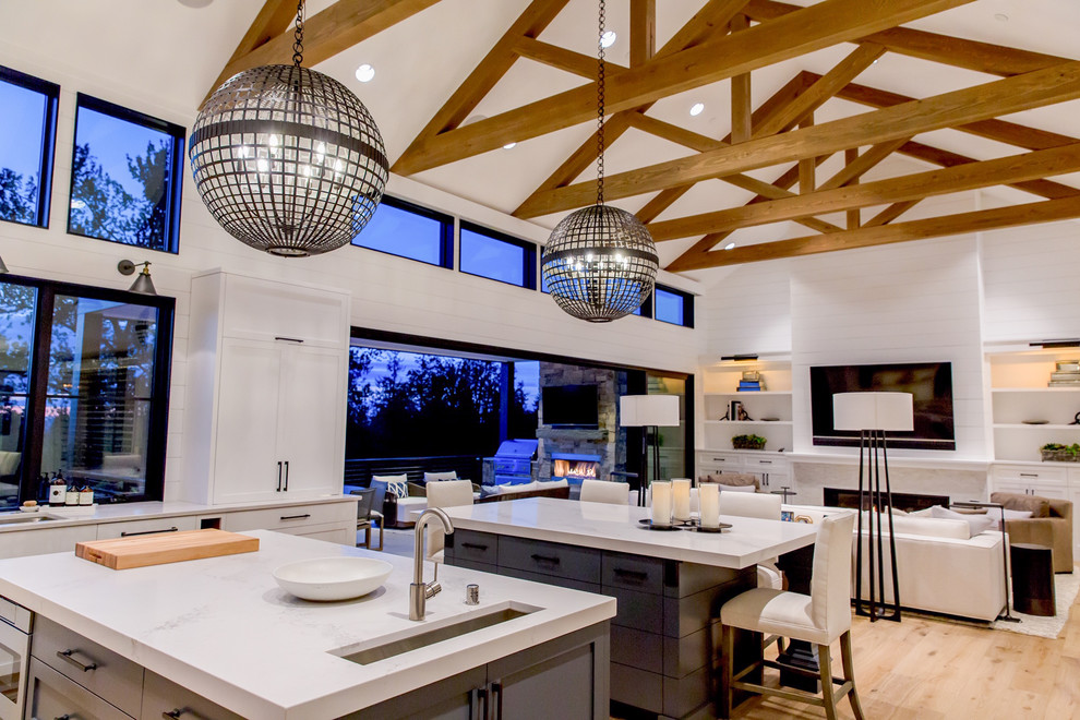 Modern Issaquah Farmhouse - Kitchen - Seattle - by MacPherson ...