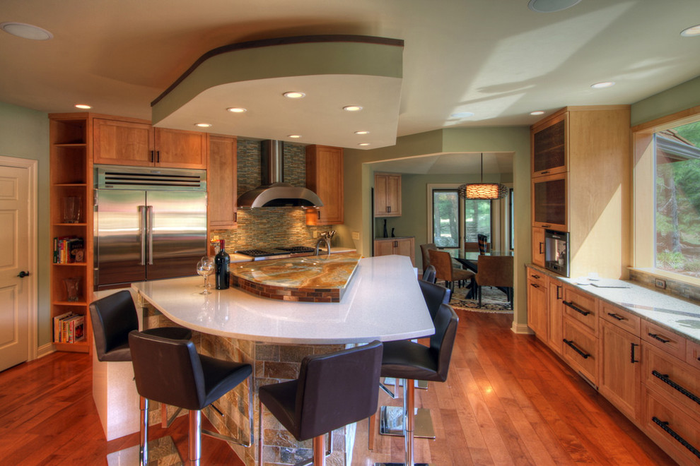 Modern Kitchen & Work Suite - Modern - Kitchen - St Louis - by Mosby ...