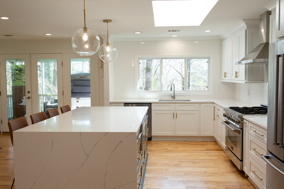Modern Kitchen East Cobb Makeover by Atlanta Curb Appeal - Modern ...