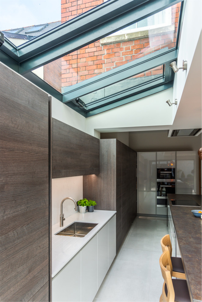 Modern kitchen extension, bespoke rooflights - Contemporary - Kitchen ...