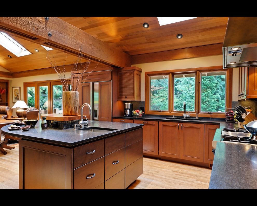 Modern Kitchen in the Forest - Modern - Kitchen - Seattle - by MLB ...