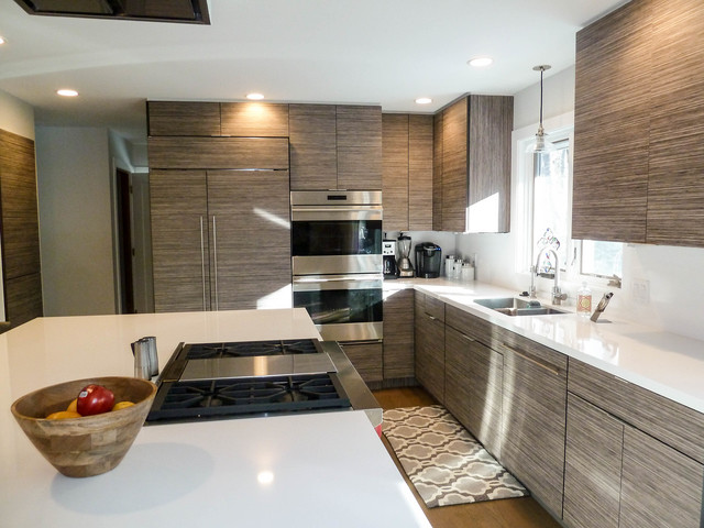 Modern Kitchen industrial quartz concrete - Modern - Kitchen ...