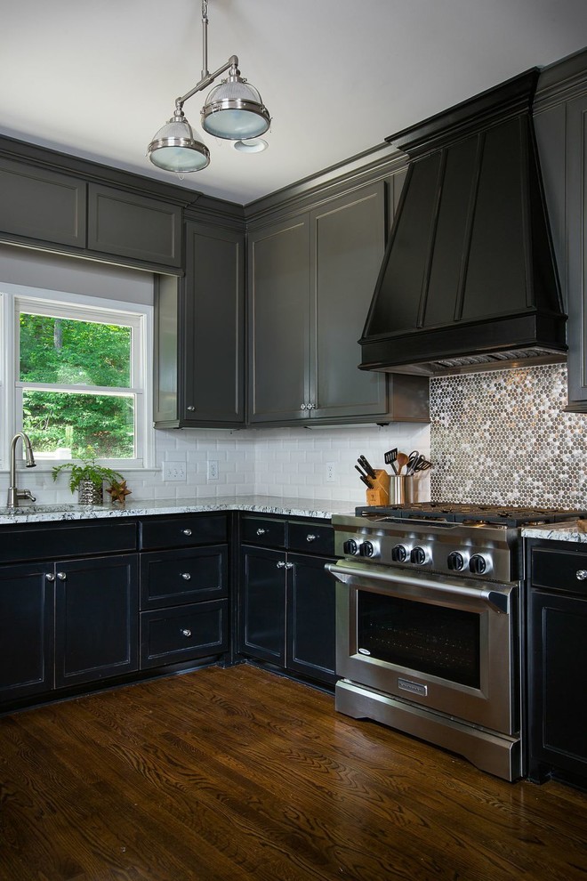 Modern Kitchen Makeover-Cabinetry, Granite, Backsplash, Lighting ...