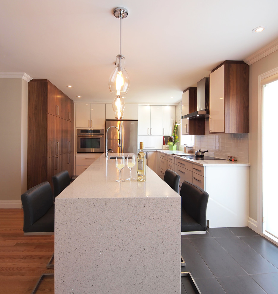Modern kitchen style - Modern - Kitchen - Montreal - by Club Cuisine ...