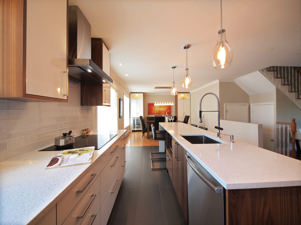 Modern kitchen style - Modern - Kitchen - Montreal - by Club Cuisine ...