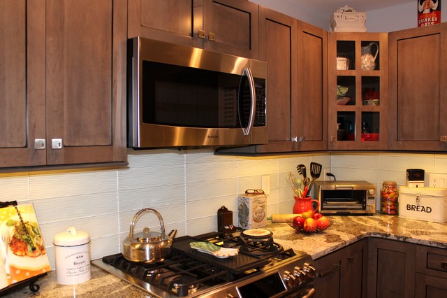 Modern Kitchen with Gray Stone Cabinets & Cambria Galloway Countertop ...