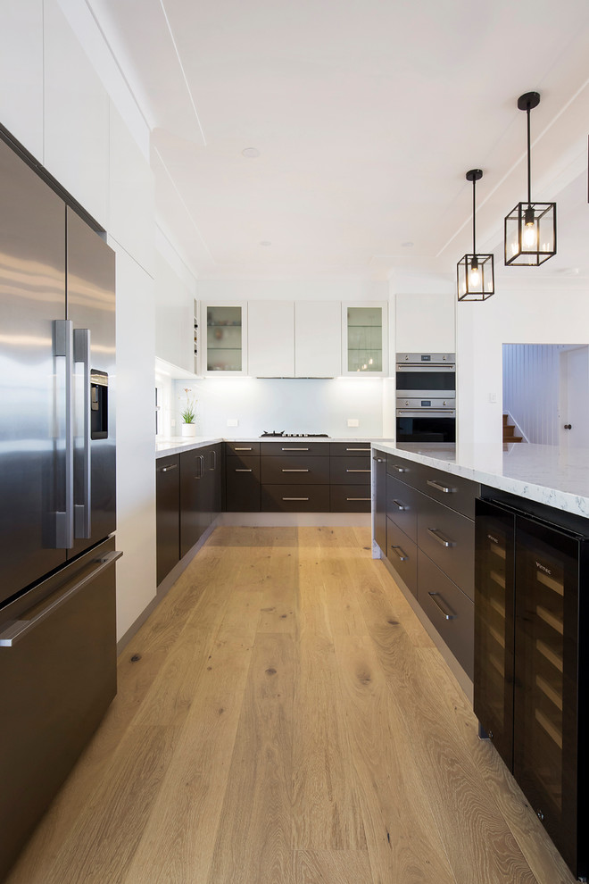 Modern Kitchen with Lyra Silestone Benchtops - Modern - Kitchen ...