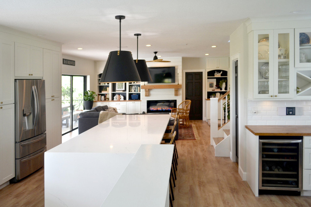 Modern Kitchen with Massive Island - Modern - Kitchen - Atlanta - by ...