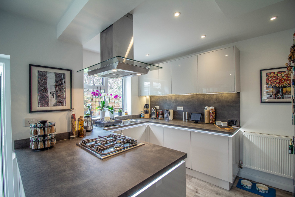 Modern kitchen with the twist in Mytchett - Modern - Kitchen - Hampshire - by MK Professional ...