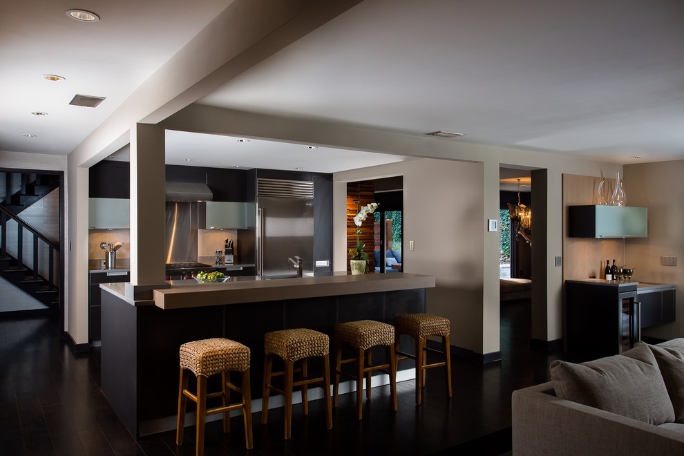 Modern kitchens in traditional homes - Contemporary - Kitchen - Atlanta ...