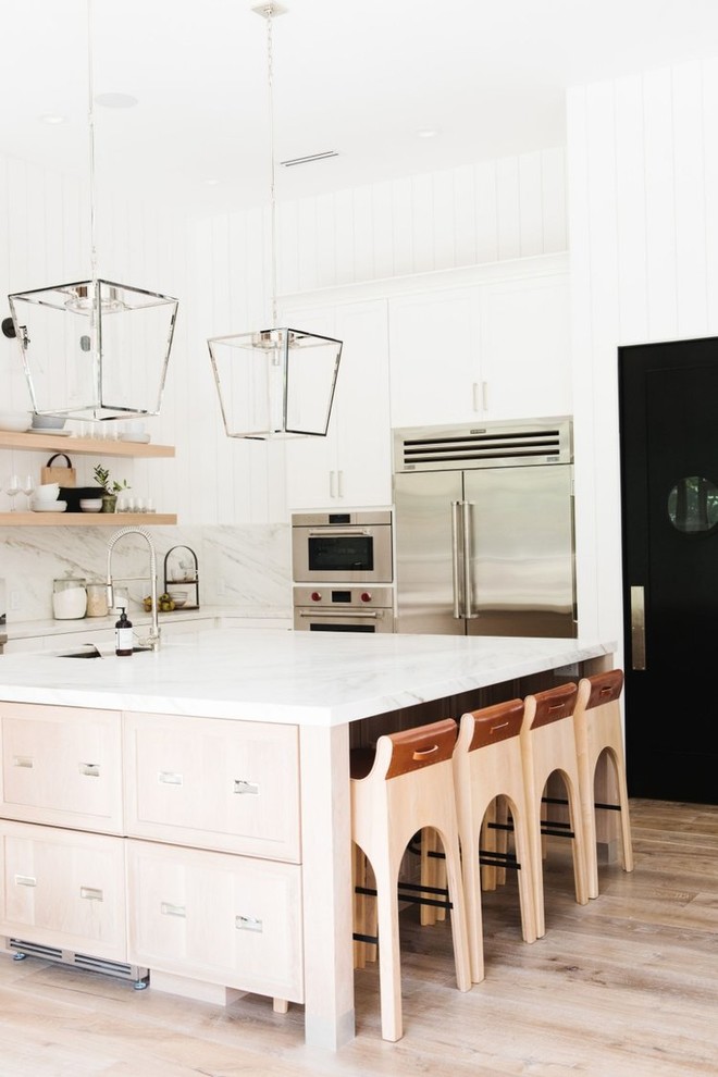 Modern Lake House - Farmhouse - Kitchen - Salt Lake City - by Studio ...