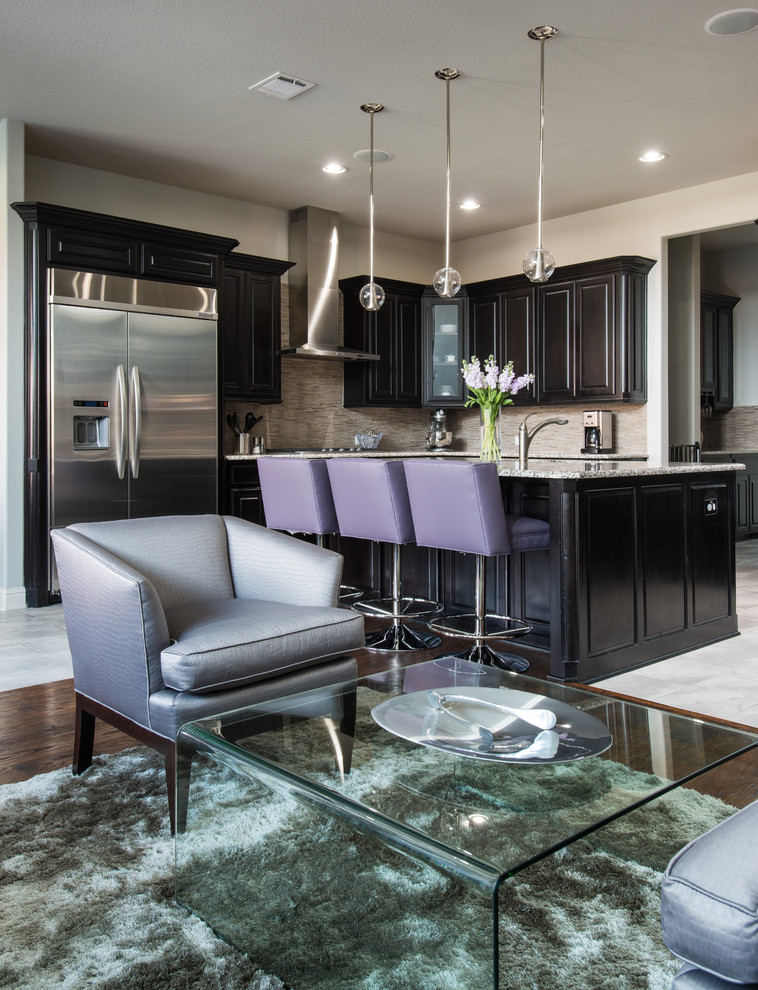 Modern Lavender and Gray Galore - Kitchen - Dallas - by Traci Connell ...