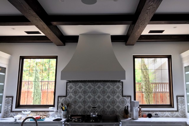 Modern Leaded Glass Kitchen Windows - Style Guide - Clear Textures ...