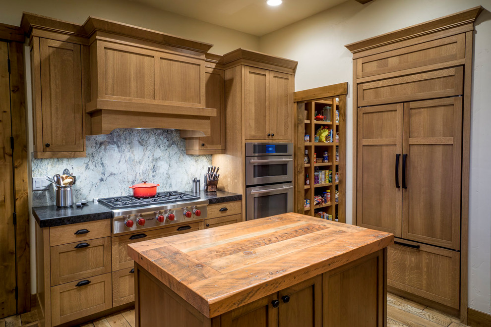 Modern Lodge - Rustic - Kitchen - Other - by Black Rock Construction ...