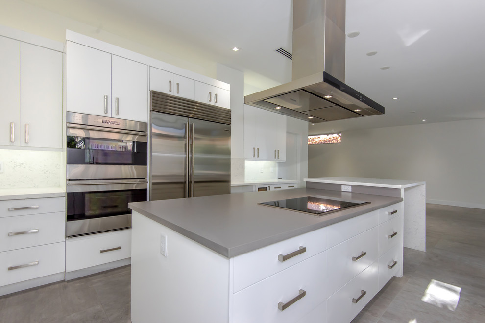 Modern Luxury Home on South Miami Drive - Moderno - Cucina - Miami - di ...