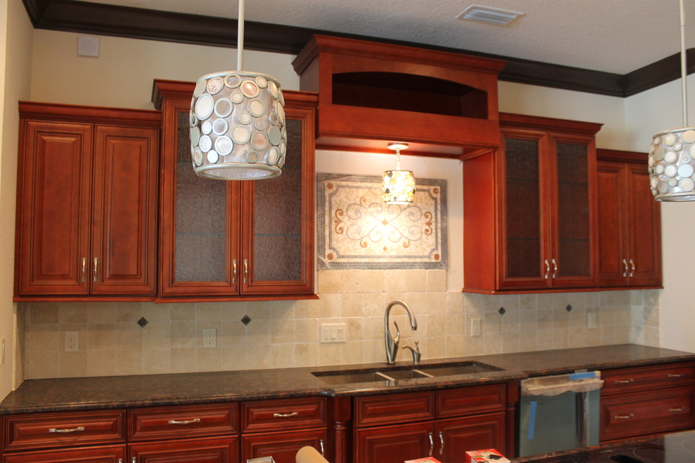 Modern mansion - Traditional - Kitchen - Tampa - by Stone Saver Inc ...