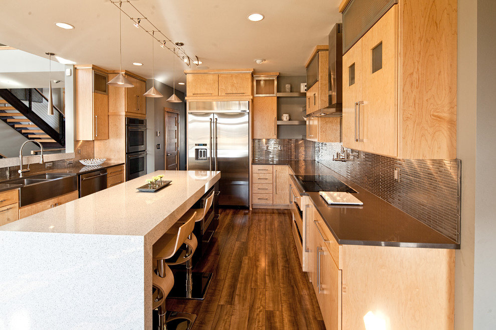 Modern Maple - Modern - Kitchen - Other - by Nicole Olafson, CKD, CBD ...