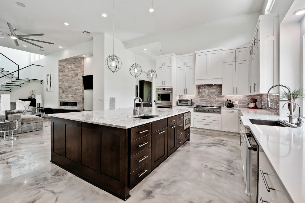 Modern Masterpiece - Modern - Kitchen - Other - by Celtic Custom Homes ...