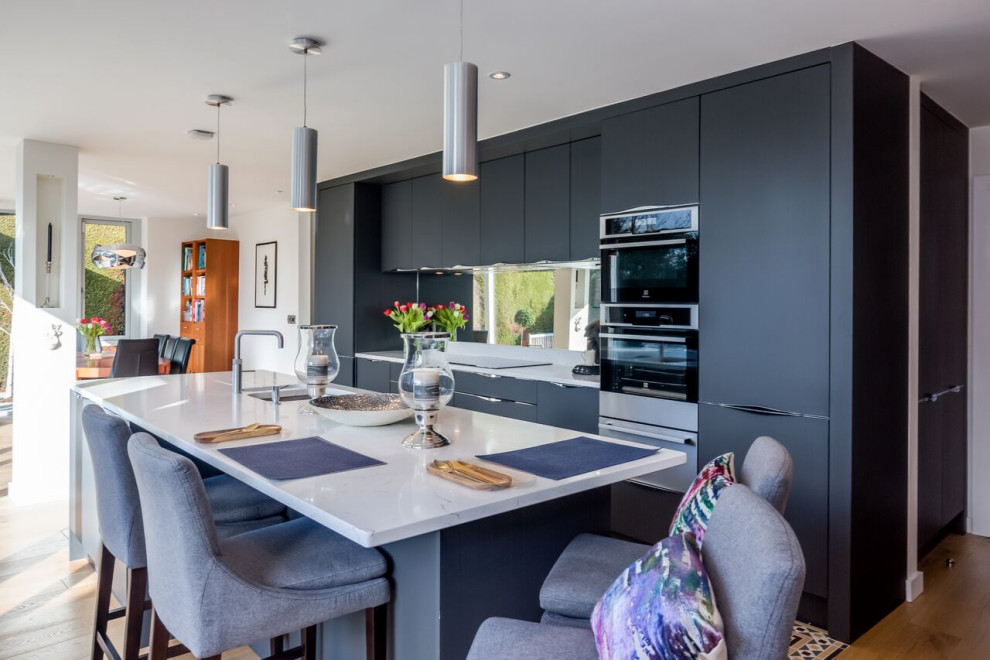 Modern Matte Kitchen Design - Modern - Kitchen - Dublin - by Tierney ...