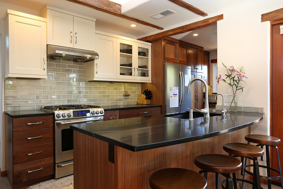 Modern Meets Rustic - Santa Cruz Kitchen Remodel - Farmhouse - Kitchen ...