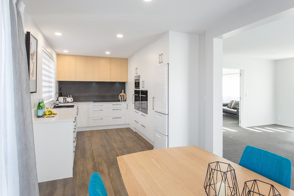 Modern Melamine Kitchen - Modern - Kitchen - Christchurch - by ...
