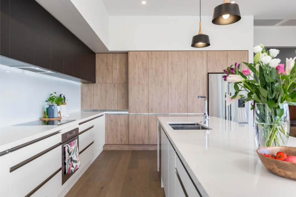 Modern Minimalist - Modern - Kitchen - Auckland - by Kitchen Mania ...