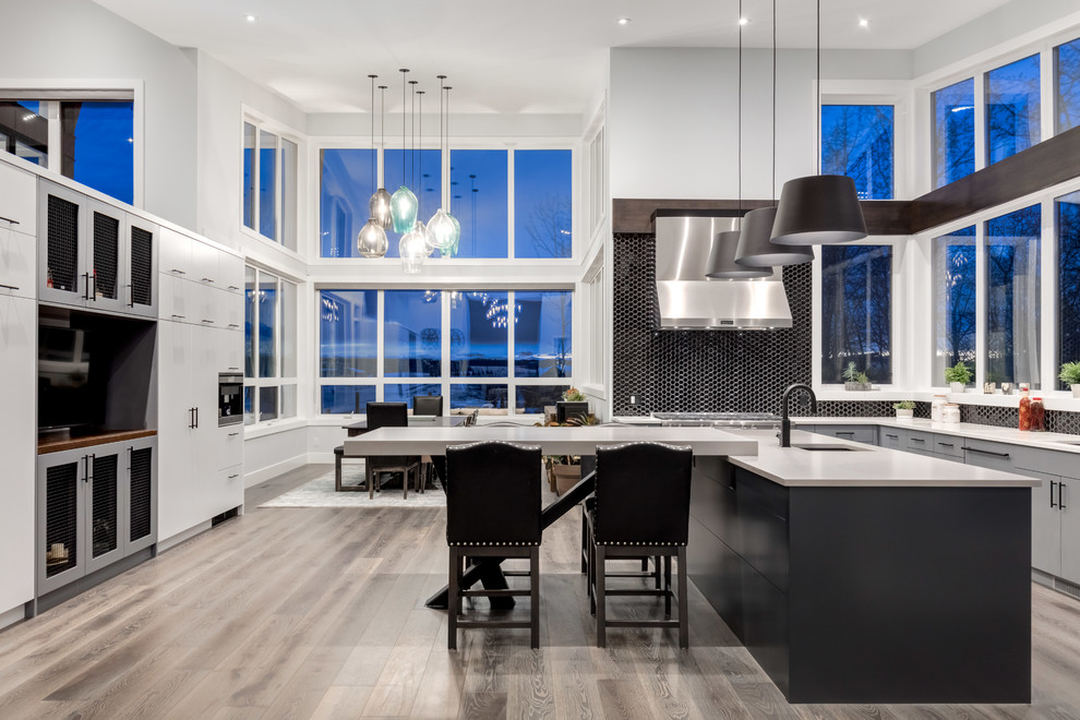 Modern mountain Hillside Home - Modern - Kitchen - Calgary - by West ...