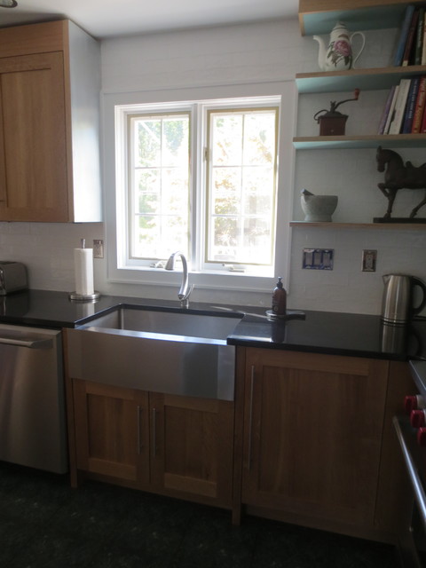 Modern Oak & Zinc Kitchen-Chester, NJ - Contemporary - Kitchen - New ...