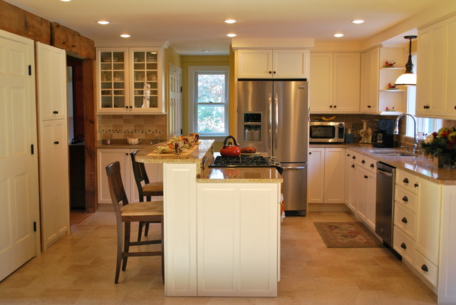 Modern Post and Beam Kitchen - Traditional - Kitchen - Boston - by ...